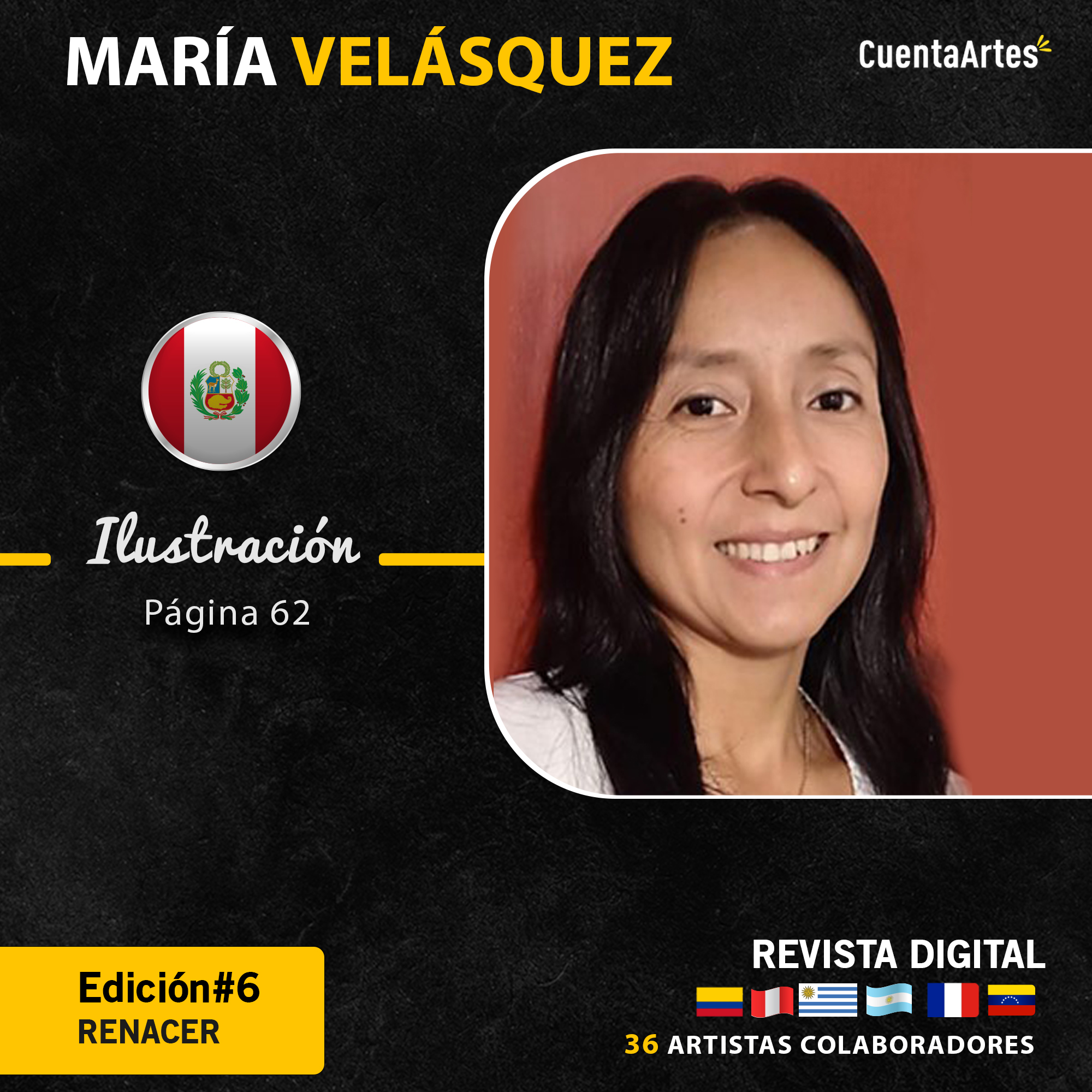 Ilustración “Melodía de un pastorcito” de María Velásquez – Cuenta Artes